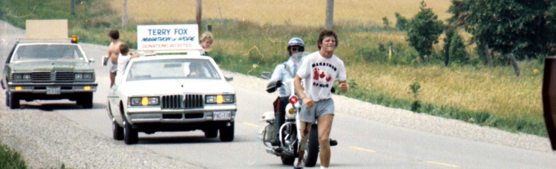 The mission of the Terry Fox Foundation