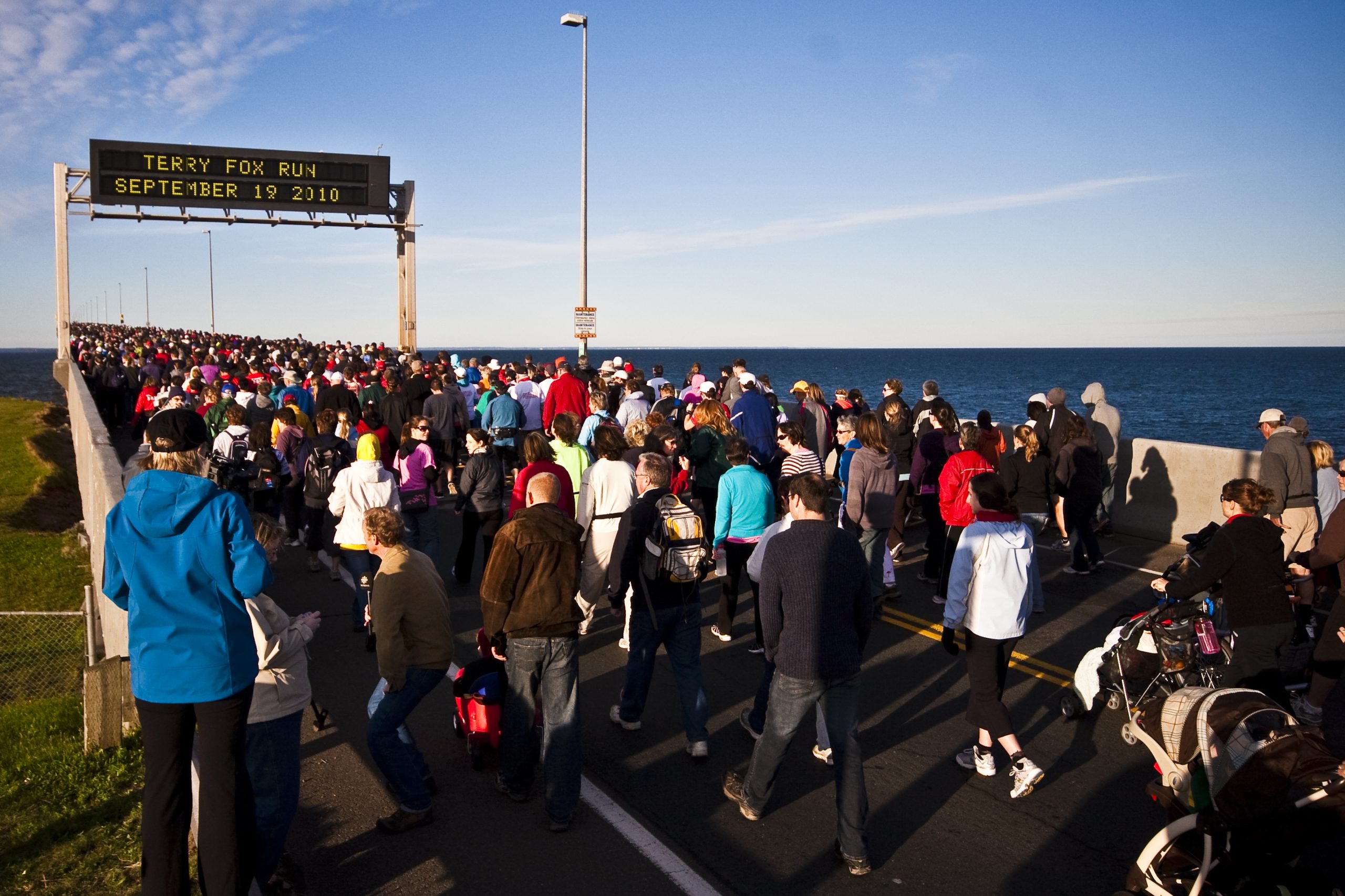 Terry Fox Run on Confederation Bridge - Terry Fox Foundation